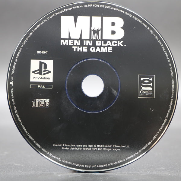 Men In Black MIB | The Game | PS1 PSOne PlayStation Game - Disc Only ...