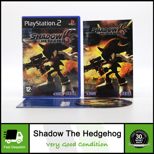 Shadow the Hedgehog | Sony Playstation PS2 Game | VGC!! – InSpireVideoGames